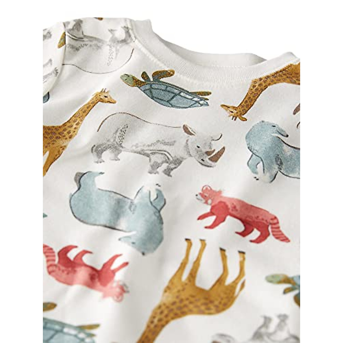 little planet by carter's unisex-baby Baby and Toddler 2-piece Pajamas made with Organic Cotton, Endangered Species, 24 Months