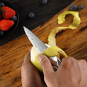 Aroma House CHRISTMAS Pratical Gift, Gift Box Packed, 4" PARING KNIFE & 8" VEGETABLE CHEF KNIFE