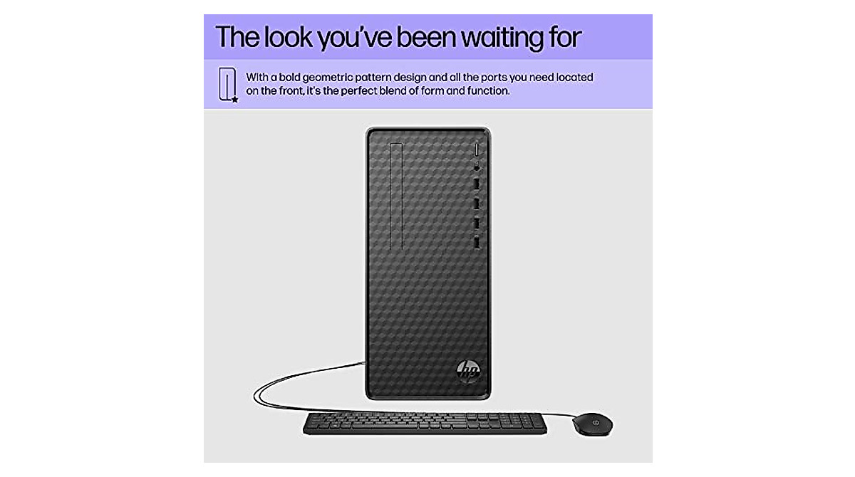 HP Desktop PC with AMD Ryzen 3 & 512GB SSD