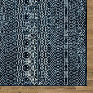 Mohawk Home Prale Denim Geometric (8' X 10') Area Rug