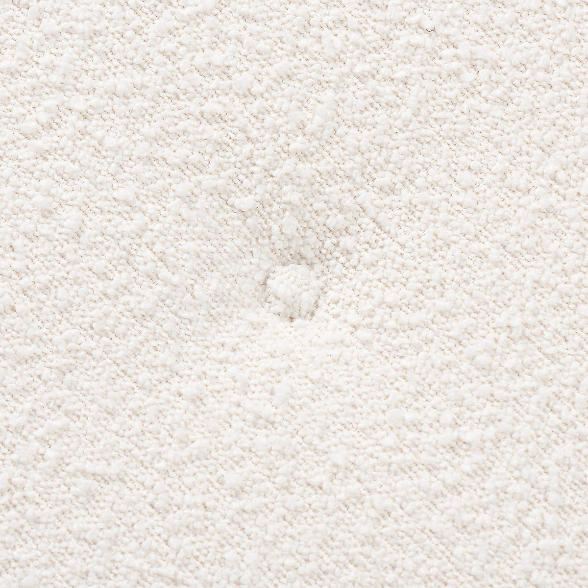 Baxton Studio Iliana Footstool, One Size, White/Walnut Brown