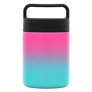 Simple Modern Food Jar Thermos for Hot Food | Reusable Stainless Steel Vacuum Insulated Leak Proof Lunch Storage for Smoothie Bowl, Soup, Oatmeal | Provision Collection | 12oz | Sorbet