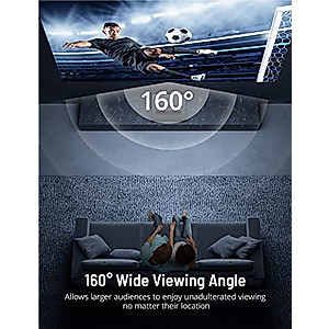 Projector Screen, Paris Rhône 100” 4K Ultra HD 16:9 Ambient Light Rejecting Fixed Frame ALR Projector Screen, Ceiling Light Rejecting Projection Screen for Ultra-Short Throw Projectors