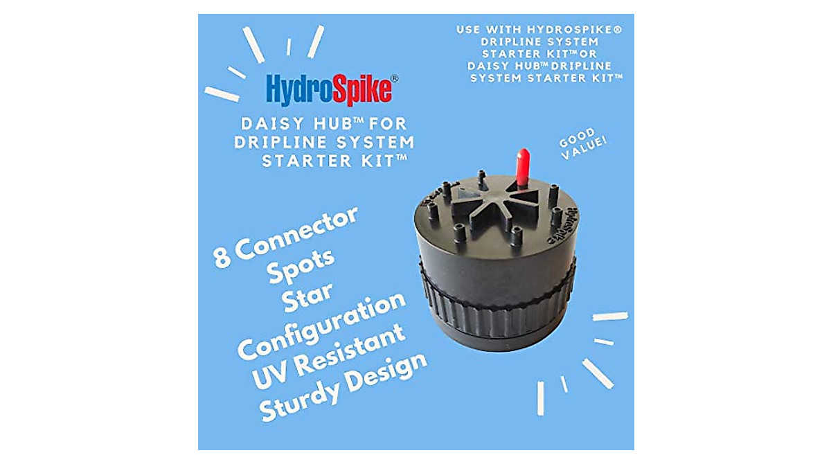 HydroSpike Daisy Hub for Automatic Garden Drip System | Eco-Friendly ...