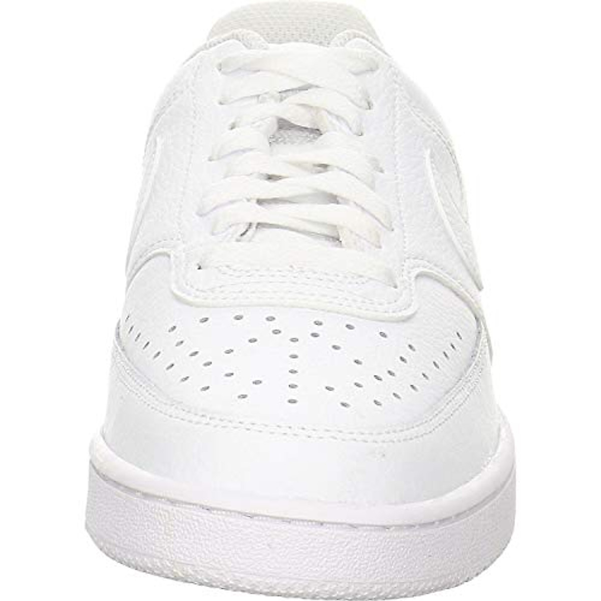 Nike Women's Court Vision Low Sneaker, White/White-White, 8 Regular US