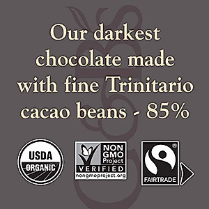 Green & Black's Organic Dark Chocolate Bar, 85% Cacao, 10 - 3.17 oz Bars