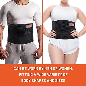 Everyday Medical Plus Size Umbilical Hernia Support Belt I Pain and Discomfort Relief from Umbilical, Navel, Ventral and Incisional Hernias I Hernia Binder for Big Men and Large Women I L/XL