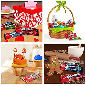 Airheads Candy, Variety Bag, Individually Wrapped Assorted Fruit Mini Bars, Party, Non-Melting, 12oz (1 Bag)