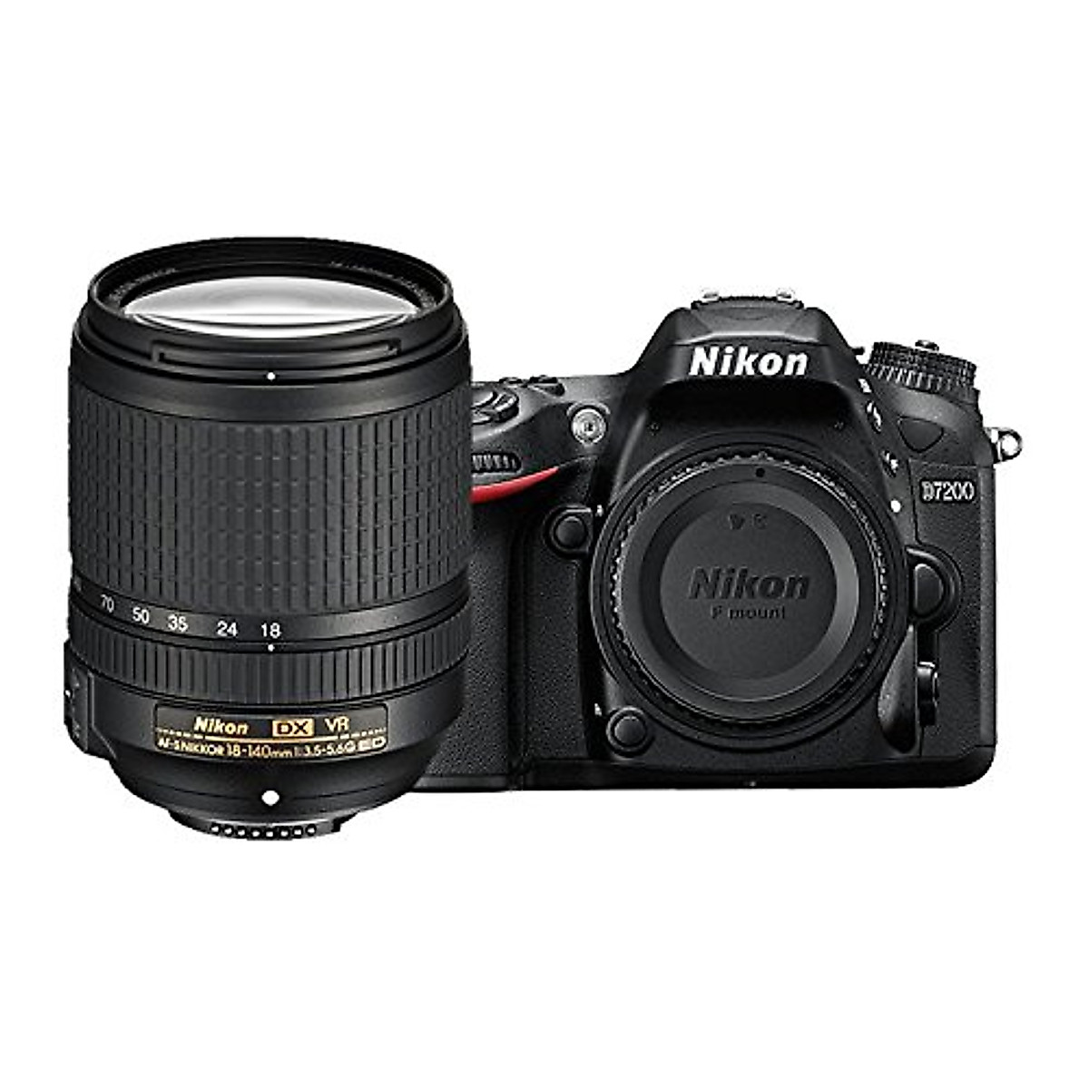 Nikon D7200 DX-format DSLR w/ 18-140mm VR Lens (Black)