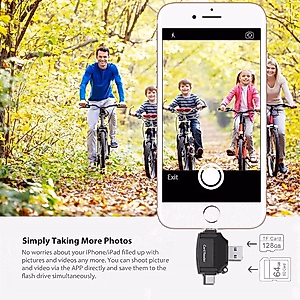 BoxWave Smart Gadget Compatible with ASUS Chromebook CX1 (CX1500) - AllReader SD Card Reader, microSD Card Reader SD Compact USB for ASUS Chromebook CX1 (CX1500) - Jet Black