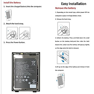 (20pcs) Youejoeq Replacement Battery for CT4X-BTSC CT4X-BTSC-01 318-055-021 CT45 CT47 MDE Barcode Scanner 4720mAh 3.85V Lithium Ion