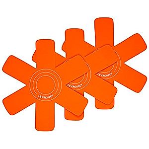 Le Creuset Set of 3 Felt Cookware Protectors - Flame