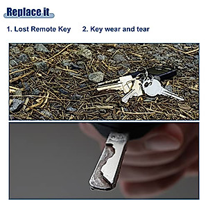 ACROPIX 314.4 MHz Key Fob Keyless Entry Remote Fit for Lexus RX330 RX350 2004-2006 for Lexus RX350 RX400h 2007-2009 HYQ12BBT - Pack of 1 Black