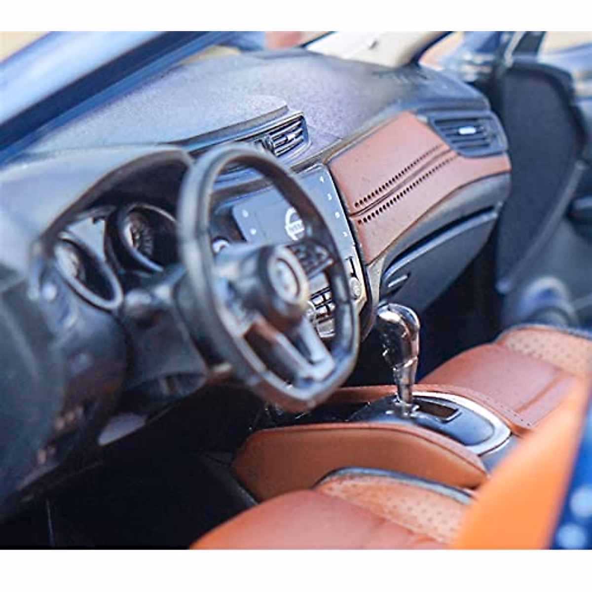 Models Vehicle Replica Car 1 18 Fit for Nissan X-Trail SUV Simulation Model Car Metal Diecast Minicar Scale Model Collectibles Souvenir Collectible Gift 2023 2024 (Color : Red)