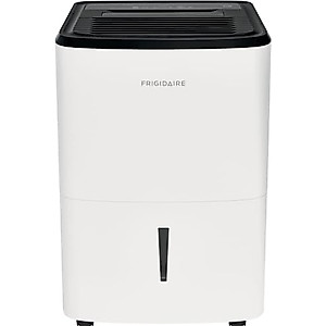 Frigidaire 35 Pint Dehumidifier, 3,000 Square Foot Coverage, 1.7 Gallon Bucket Capacity, Continuous Drain Option