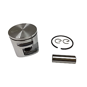 EngineRun 42MM Piston & Piston Ring Kit Compatible With Husqvarna 445 445E 450 450E Jonsered 2245 Parts Chainsaw Replacement Part Fits for OEM 544088403 544 08 84-03