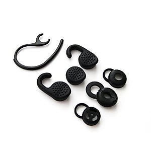 Fit Kit Compatible with Jabra Extreme 2 Headset Wireless Device b: Replacement Earloop Earhook Eartips Eargels
