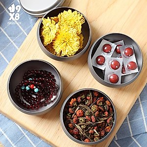 Airtight storage container with lid, airtight and waterproof containers - all made of pure titanium - keep content fresh and dry (1)