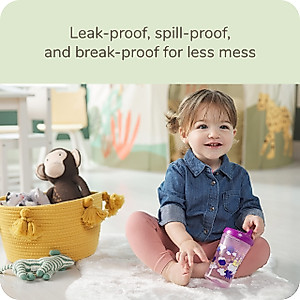 NUK Hide 'n Seek Hard Spout Cup | Sippy Cup with Color-Changing Designs | 2 Count (Pack of 1)