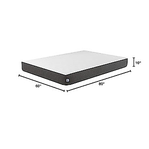 Sealy - Hybrid Bed in a Box - 10 Inch, Medium-Firm Feel, Queen Size, CopperChill Technology, CertiPur-US Certified