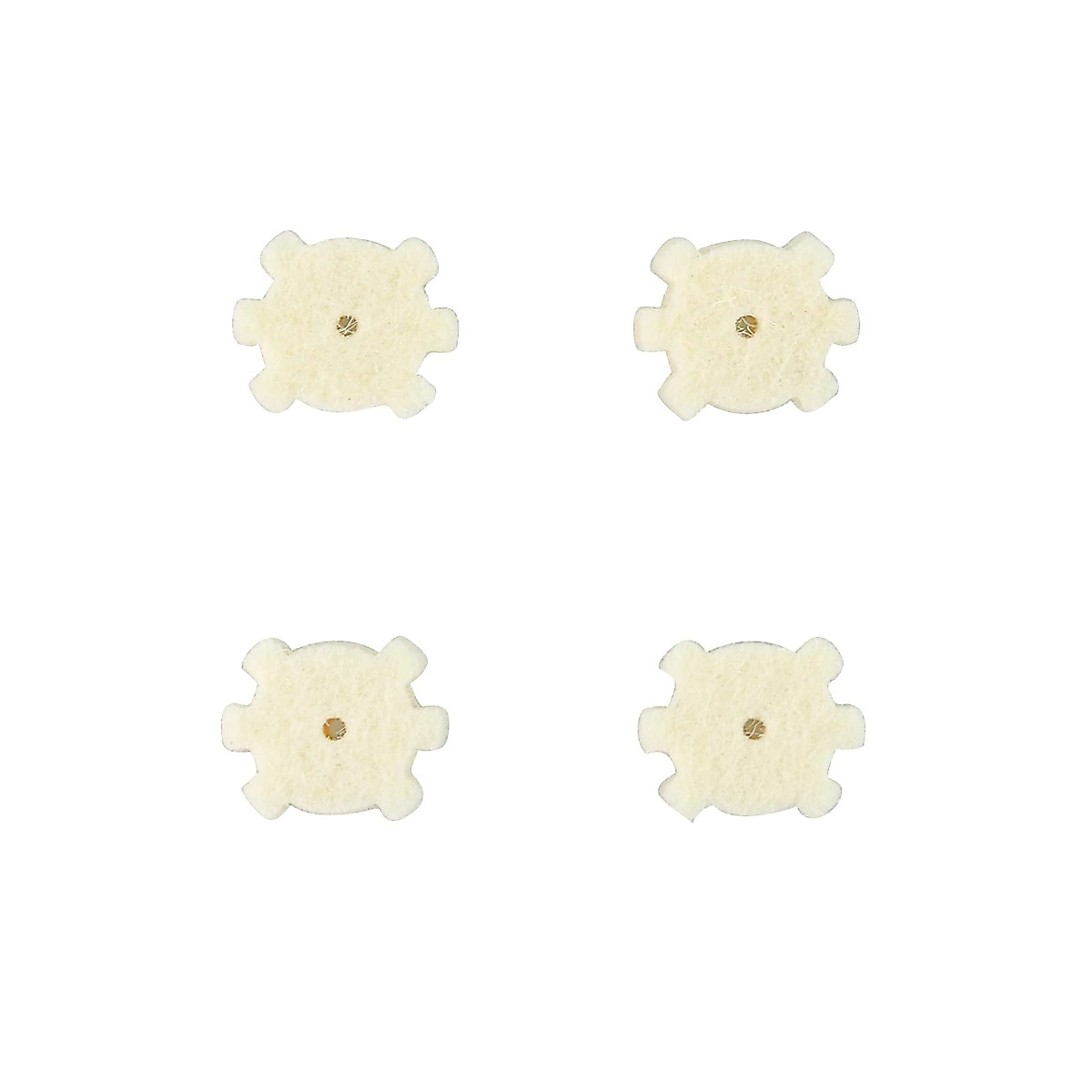 110 Pack Miaozhun .223Cal 5.56mm .300 Blackout Wool Star Chamber Cleaning Pads with Rod Fitting Adapter