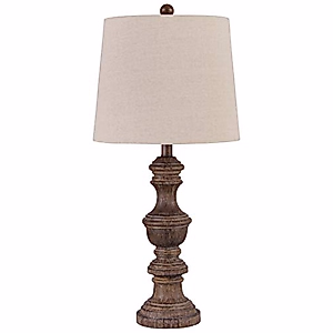 Signature Design by Ashley Magaly Cottage 27.65" Table Lamp, 2 Count Lamps, Brown