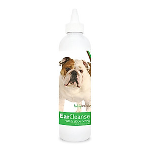 Healthy Breeds Bulldog Ear Cleanse with Aloe Vera Cucumber Melon 8 oz