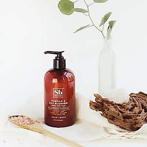 Soapbox Liquid Hand Soap, Vanilla & Lily Blossom - Gentle, Moisturizing Hand Cleanser, Vegan, Cruelty Free Hand Soap for Bathroom and Kitchen, 12oz Pump Bottles (Pack of 3)