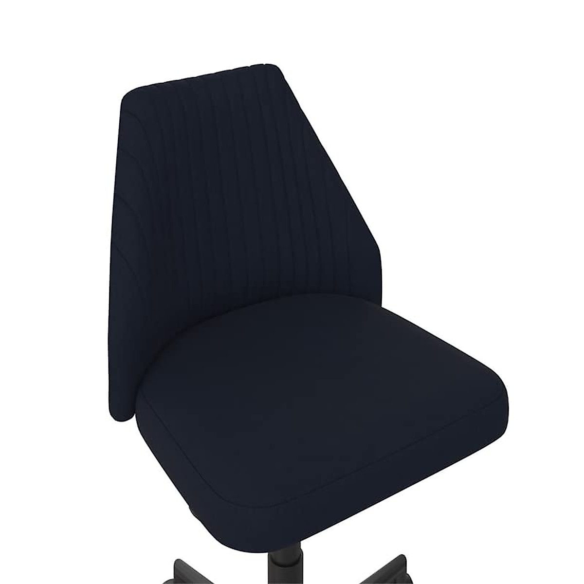 Novogratz Brittany Office Chair with Casters, Blue Linen