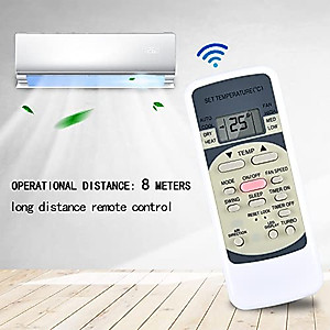 R51M/E Replacement AC Remote Control Compatible for Midea Air Conditioner, Universal Air Conditioner Compatible with Midea Air Conditioner Brand