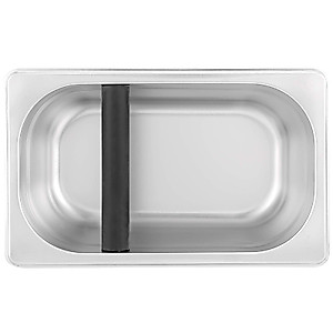 Espresso Knock Box, 10.4x6.3x3.9in Coffee Knock Box Stainless Steel Knock Box for Espresso Coffee Grounds Coffee Machine Accessory