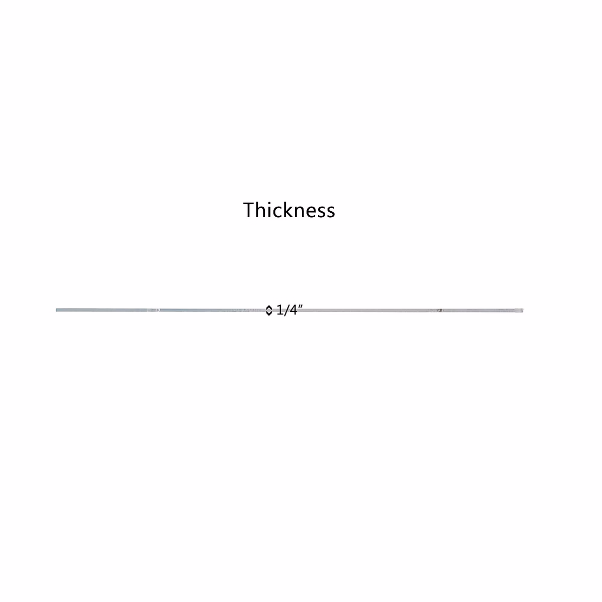 Acrylic Plastic Sheet 6MM (1/4") x 24" x 48" - Clear Plexiglass