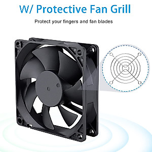 GDSTIME 80mm x 20mm Fan, 80mm 24V Dc Brushless Cooling Fan
