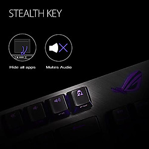 ASUS RGB Mechanical Gaming Keyboard - ROG Strix Scope TKL | Cherry MX Brown Switches | 2X Wider Ctrl Key for FPS Precision | Gaming Keyboard for PC (Renewed)