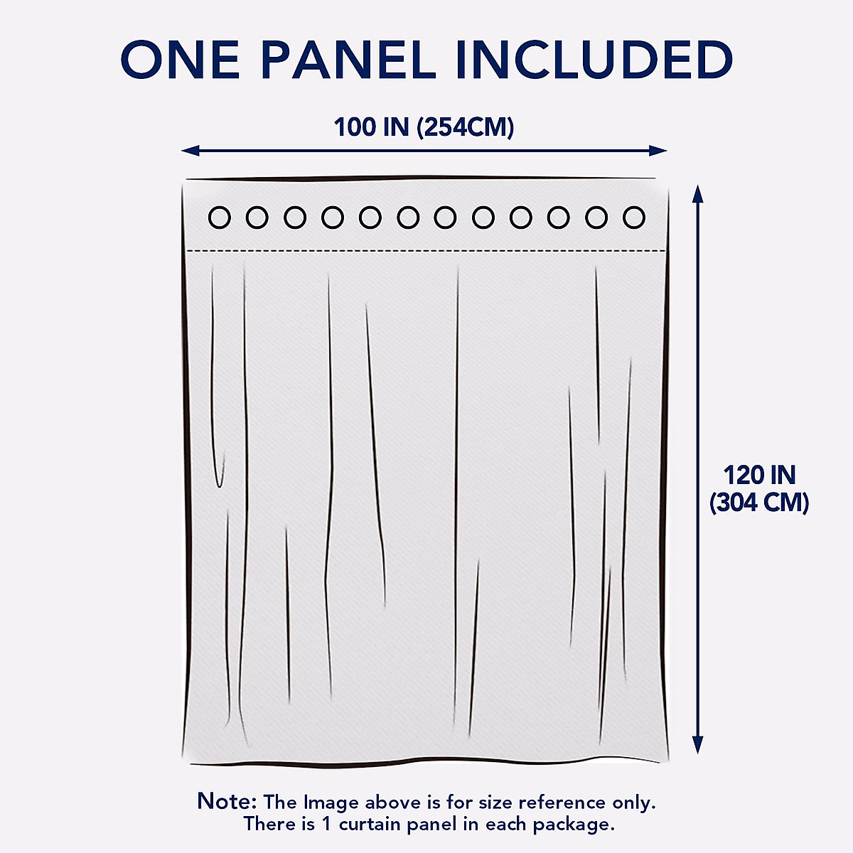 PureFit Outdoor Curtains for Patio Waterproof Weatherproof, UV and Fade Resistant Outside Curtains for Gazebo, Front Porch, Pergola, Sun Blocking Privacy Curtain, 100W x 120L inch, 1 Panel, White