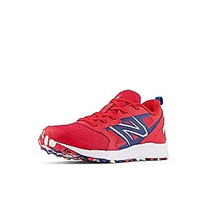 New Balance Boy's Fresh Foam 650 V1 Lace-up Running Shoe, Team Red/Night Sky/White, 7 big kid