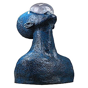 TISVY Sculpture Crafts KIZQYN Sculptures Desktop Character Statue Ornaments Office Desk Resin Bust Character Sculpture Decoration Living Room Study Room Hotel Art Decor Ornaments Desktop Decoration