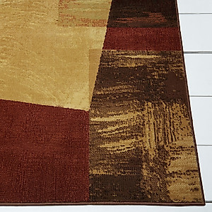 Home Dynamix Catalina_HD1237-999 Area Rug, 5 ft 3 in x 7 ft 2 in, Brown/Beige