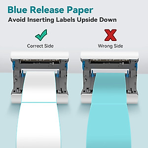 Jiose Direct Thermal Shipping Label 4x6 Thermal Label Roll Mailing Labels for Thermal Label Printer, 220 Labels/Roll