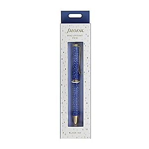 Filofax Indigo Ballpoint Pen - Snow,black