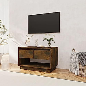 GaRcan TV Cabinet Home Living Room Furniture Stereo HiFi Drawer Cabinet TV Stand Unit Entertainment Centre Grey Sonoma Engineered Wood (Smoked Oak)