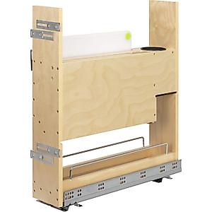 No Wiggle 5" Magnetic Knife Organizer Soft-close Pullout