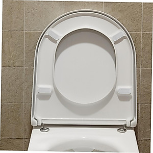 Homoyoyo 4pcs Toilet Seat Gasket Bumpers Bidet Toilet Riser Toilet Buffer Pads Toilet Parts Toilet Lid Gaskets Toilet Seat Bumper Non-skid Toilet Gaskets Toilet Bumper Light Grey Plastic