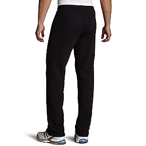 Russell Athletic Men's Dri-Power Open Bottom Sweatpants with Pockets, Black, X-Large