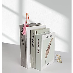 5 Pcs Resin Bookmark and Book Page Holder, Cute Bookmarks, Bookmarks for Women, Transparent Dried Flower Bookmarks with Colorful Silky Tassel Set Gift for Women Girls Kids Book Lovers