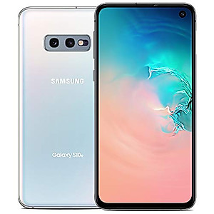 Samsung Galaxy S10e Factory Unlocked Android Cell Phone | US Version | 256GB of Storage | Fingerprint ID and Facial Recognition | Long-Lasting Battery | U.S. Warranty | Prism White