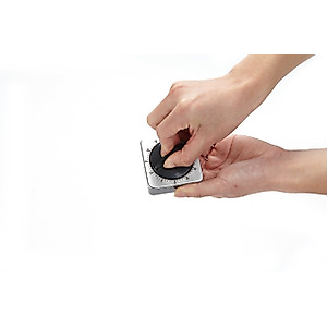 Kitchen Timer 60 Minute Timing with 80dB Alarm Sound Magnetic Countdown Timer Home Cooking Baking Washing Steaming Manual Timer Stainless Steel Face Mechanical Timer