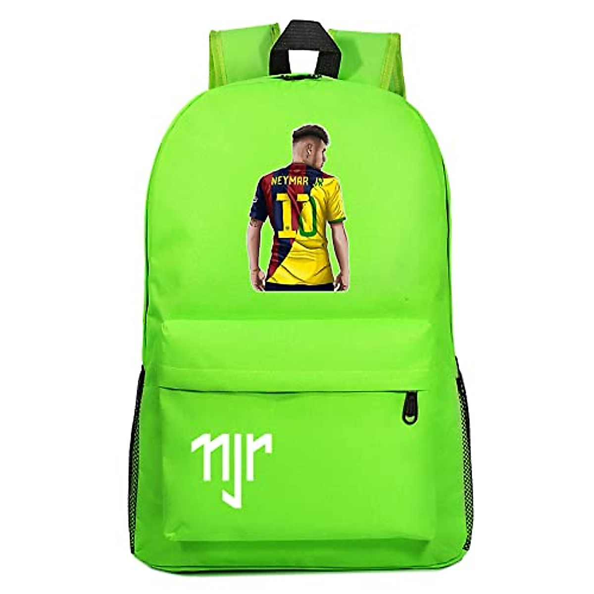 Duuloon Teens Neymar JR Student Bookbag Casual Football Fans Knapsack Classic Canvas Daypacksk for Hiking,Travel
