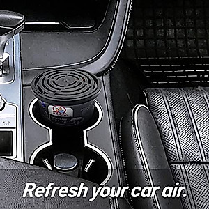 Ikeda Scents Car Air Fresheners: Stuttgart New Car Scent | Organic Cans | Odor Eliminator Essential | Long-Lasting | Strong Fragrance | For Home Closet | 1.5 Oz | Pack of 4