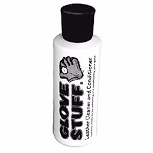 Glove Stuff LEATHER CLEANER & CONDITIONER - Quickly loosens grime and dirt to restore and enhance leather. 4oz bottle of REVIVES your Baseball Gloves & Top Grain Leather Goods!